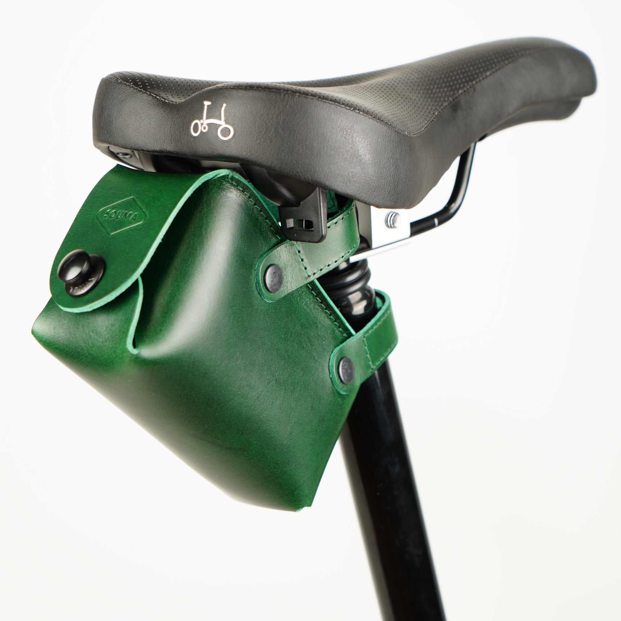 Brompton Leather Saddlebag Modern Design with Spacious and Secure Souma Leather