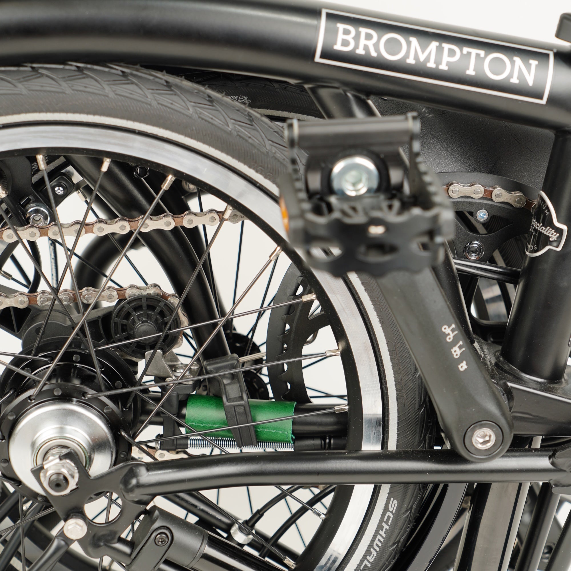 Leather Chain / Hook Protector for Brompton Bicycle - Souma Leather