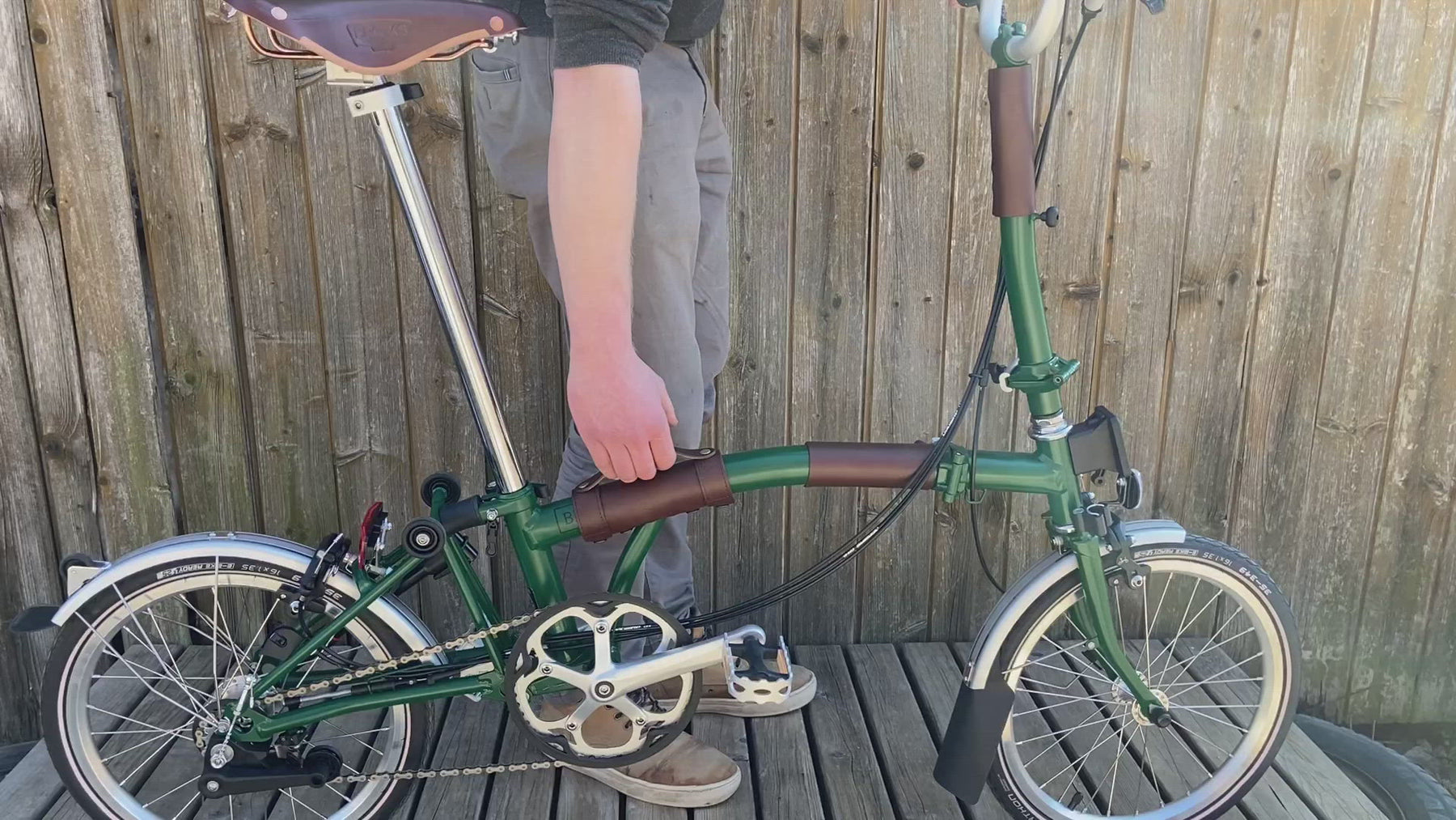 Brompton Carry Handle - Make Carrying Your Bike a Breeze – Souma Leather