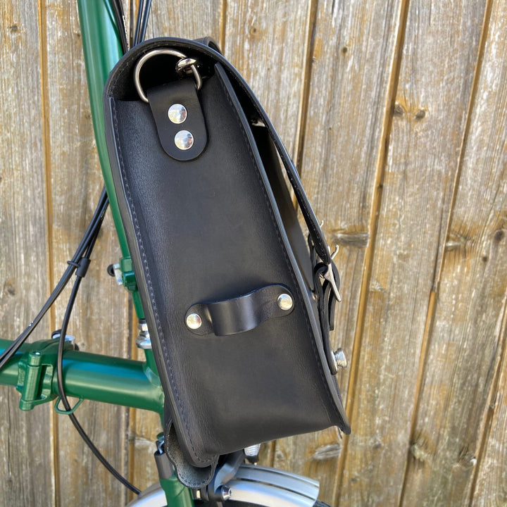 Brompton Bag / Briefcase - Leather Bag for Brompton Bicycle – Souma Leather