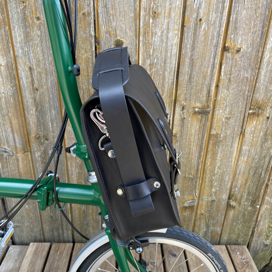 Brompton Bag / Briefcase - Leather Bag for Brompton Bicycle – Souma Leather