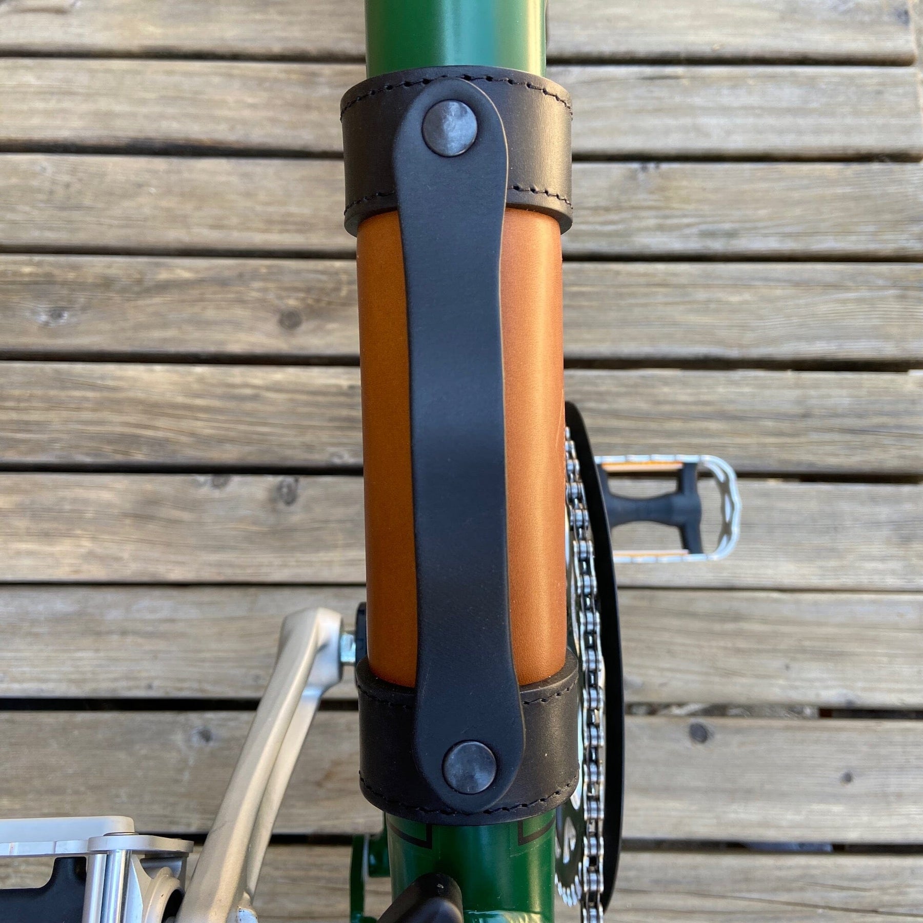 Brompton Carry Handle - Make Carrying Your Bike a Breeze – Souma Leather