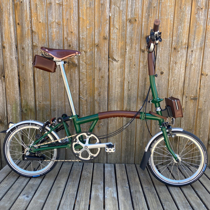 Souma Leather - Handmade Brompton Bicycle Accessory. Made to Last.
