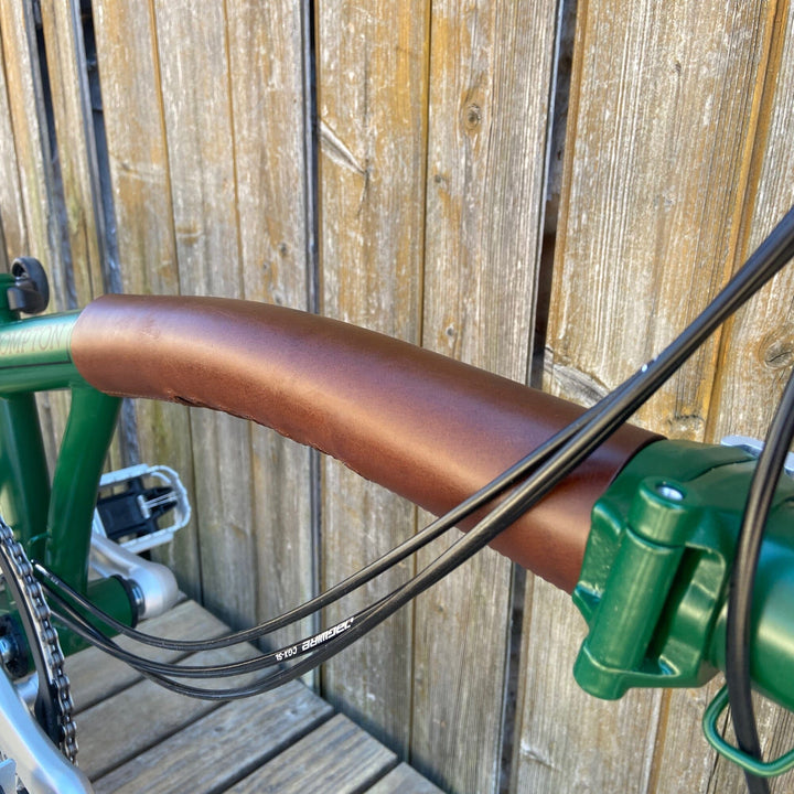 Souma Leather - Handmade Brompton Bicycle Accessory. Made to Last.