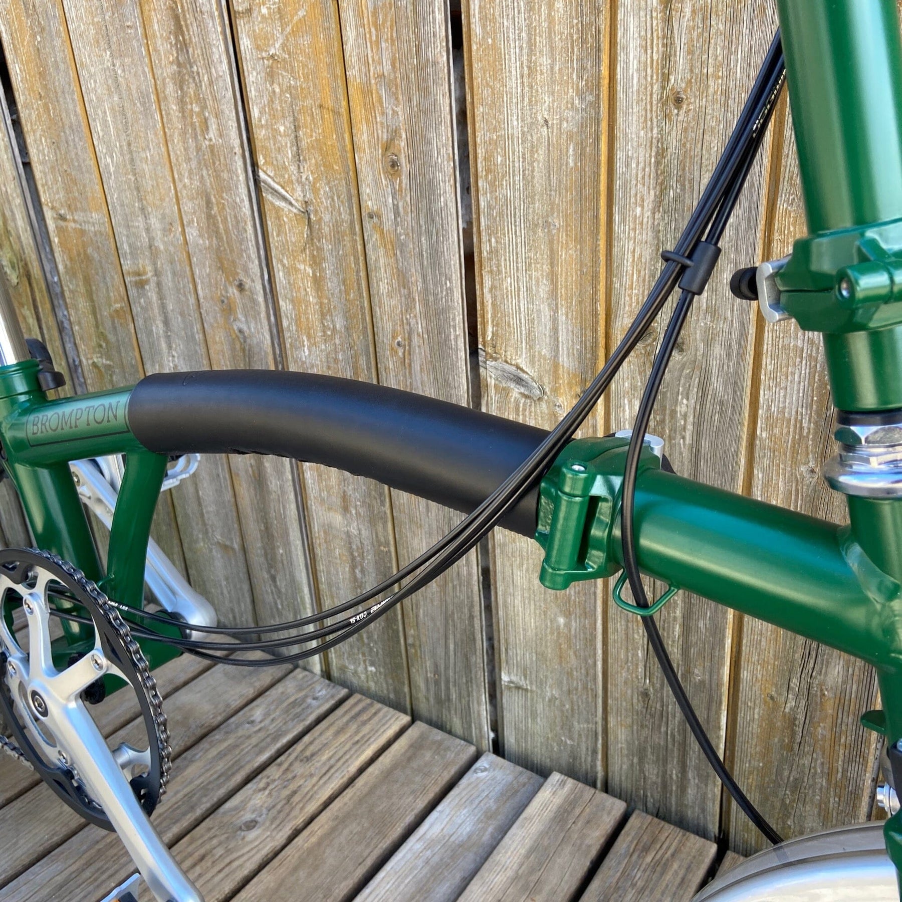 Brompton Long Frame Protector | Premium Leather Brompton Accessories ...